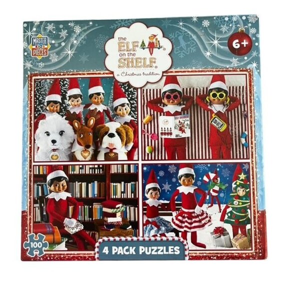 Masterpieces | Games | Masterpieces Elf On The Shelf Jigsaw Puzzle ...